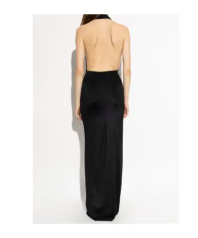 Dsquared2 Long Open Back Draped Dress