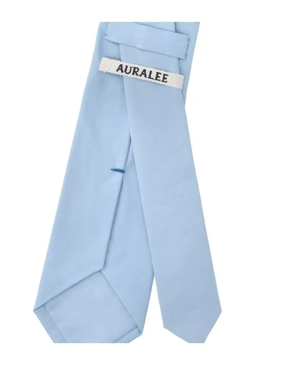 Auralee Pointed Tie - Blue