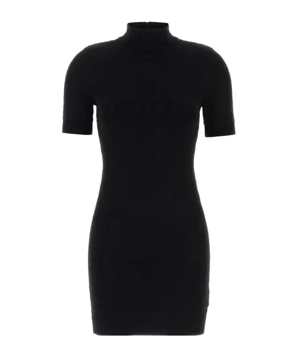 Michael Kors Logo Jacquard Knit Dress