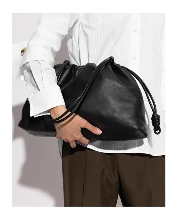 Loewe Large Flamenco Shoulder Bag - Black