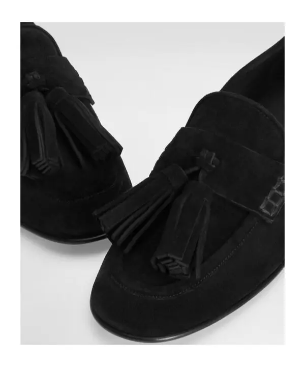Dolce & Gabbana Ariosto Fringed Tassel Loafers - Black