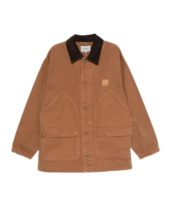 Carhartt Work In Progress Corduroy-collar Jacket - Brown