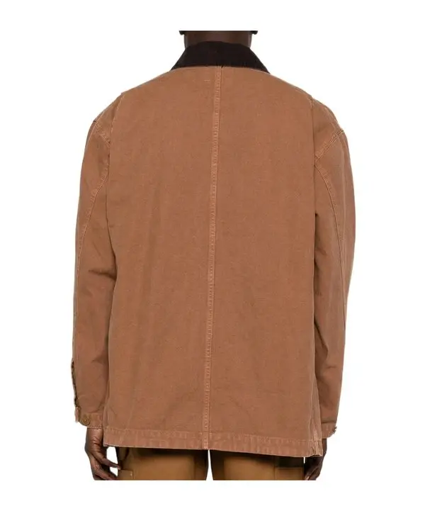 Carhartt Work In Progress Corduroy-collar Jacket - Brown