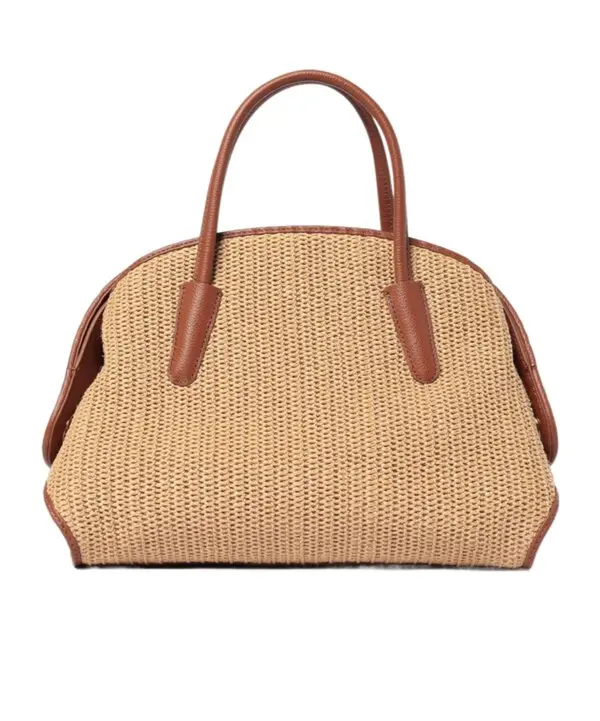COCCINELLE Tylde Woven Tote Bag - Nude