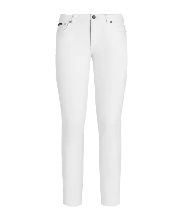 Dolce & Gabbana Five-pocket Skinny Jeans - White