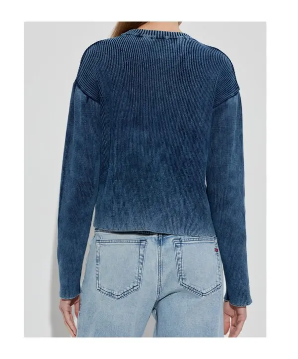 DIESEL® M-anchor Logo Sweater - Blue