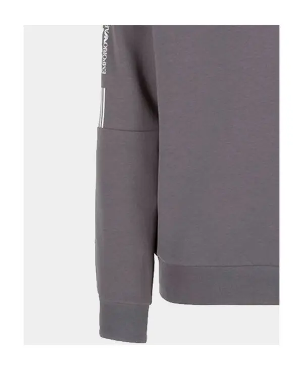 EA7 Logo Crew Neck Sweater - Gray