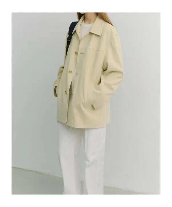DUNST Long-sleeved Collared Jacket - Crbei