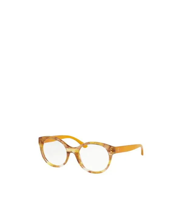 Tory Burch Round Frame Eyeglasses - White