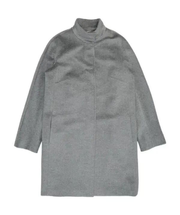 Max Mara Logo Coat - Gray