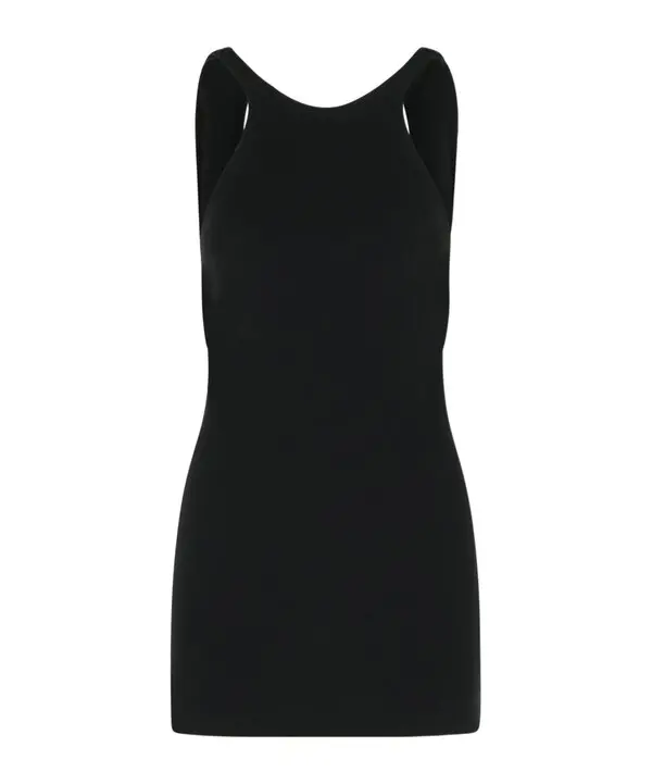 Andamane Backless Dress - Black