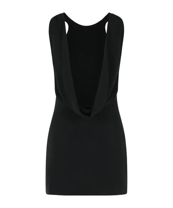 Andamane Backless Dress - Black