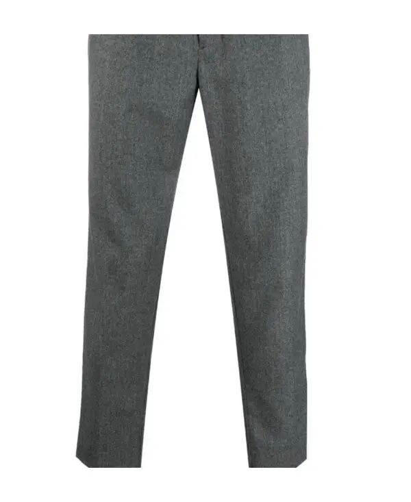 AMI Paris Elasticated Waist Cropped Trousers