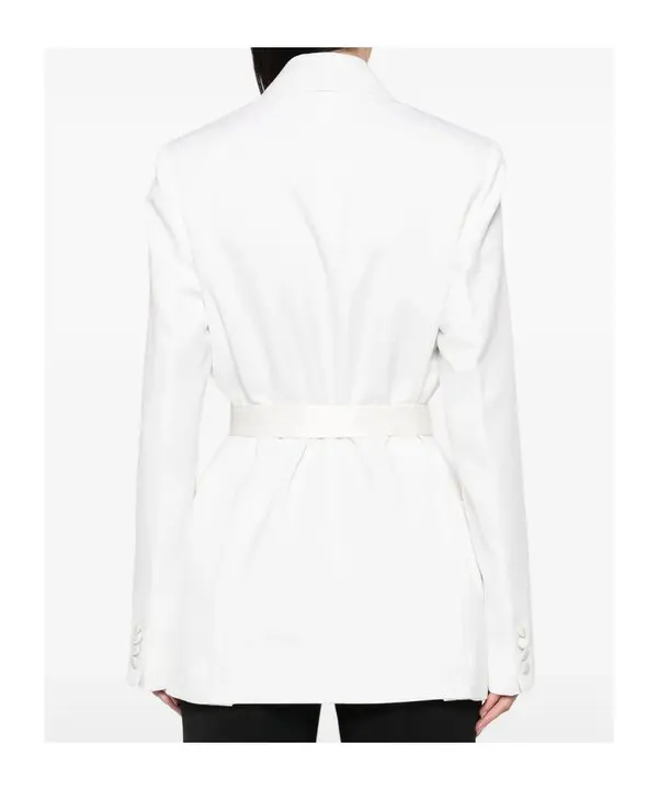 Victoria Beckham Belted Lapel Blazer