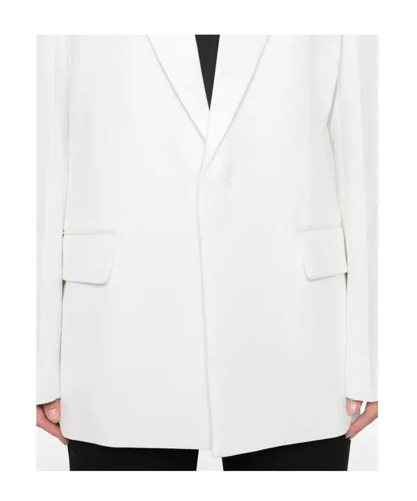 Victoria Beckham Belted Lapel Blazer