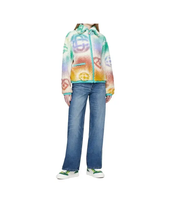 Casablanca Multicolor Fleece Logo Jacket