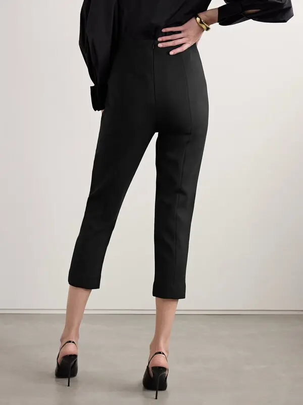Carolina Herrera Wool Blend Capri Pants