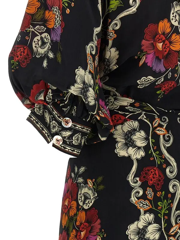 Farm Rio Rococo Flowers Belted Maxi Dress