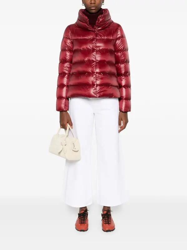 Herno Funnel Neck Quilted Down Jacket