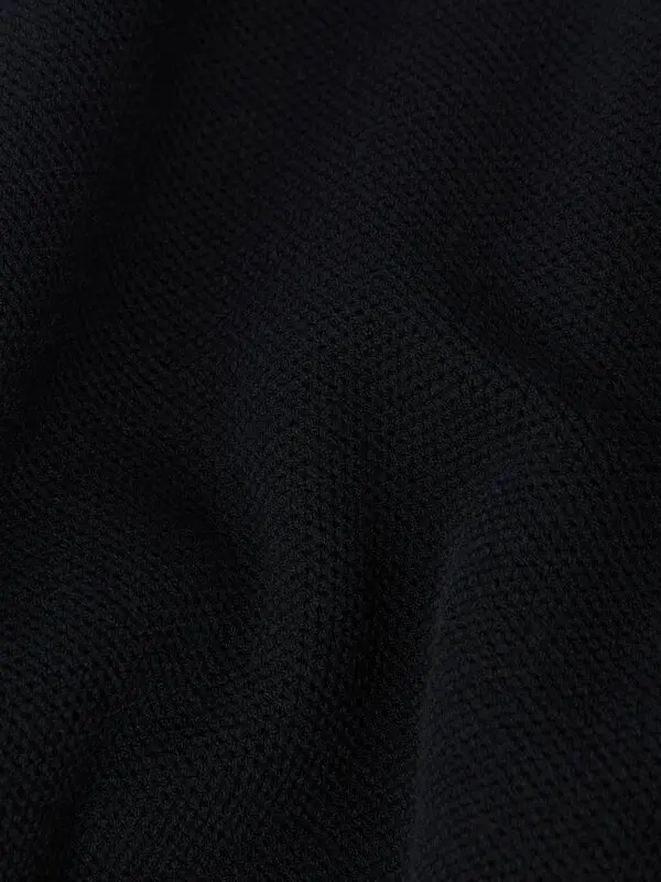 Stone Island Mock Neck Zip Detailed Jumper