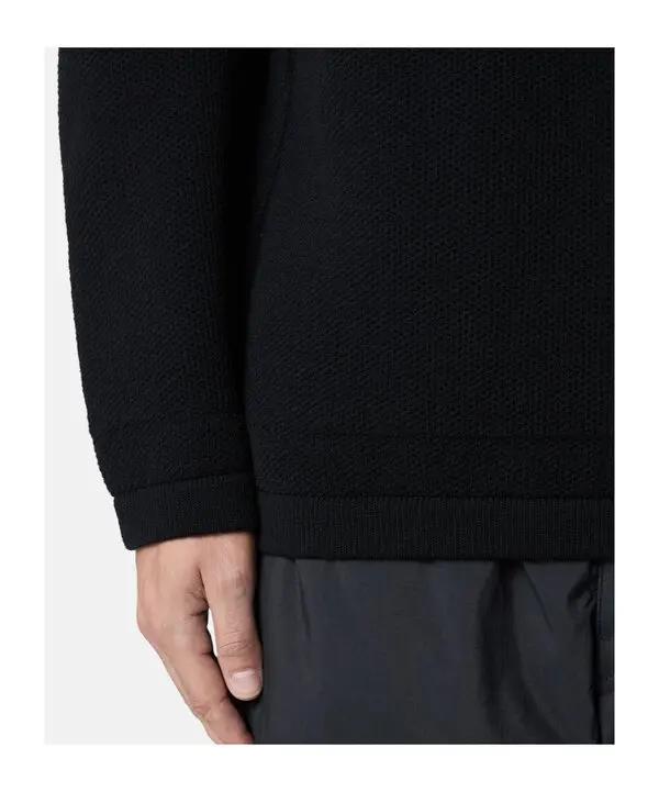 Stone Island Mock Neck Zip Detailed Jumper