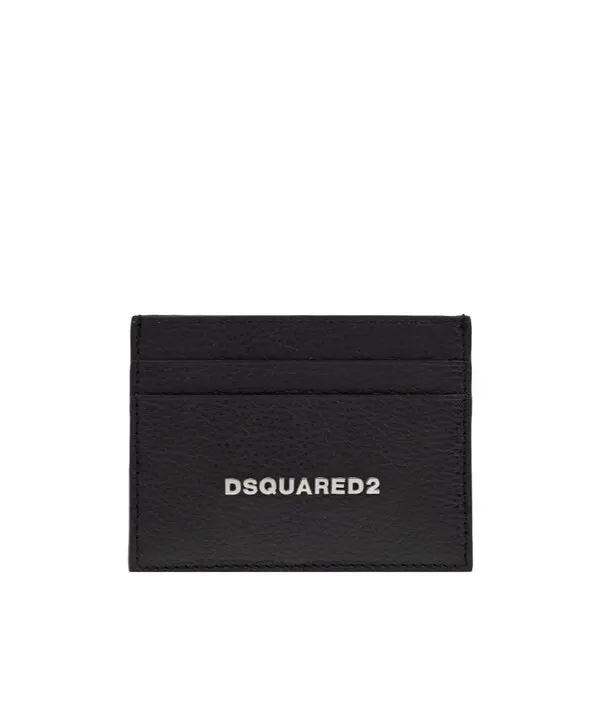 Dsquared2 Logo Lettering Card Holder - Black