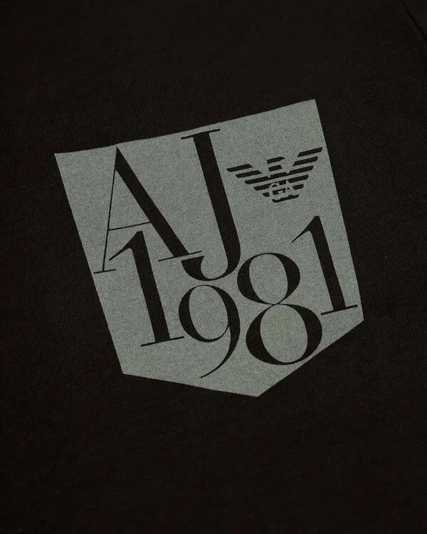 Emporio Armani Round-necked Logo T-shirt