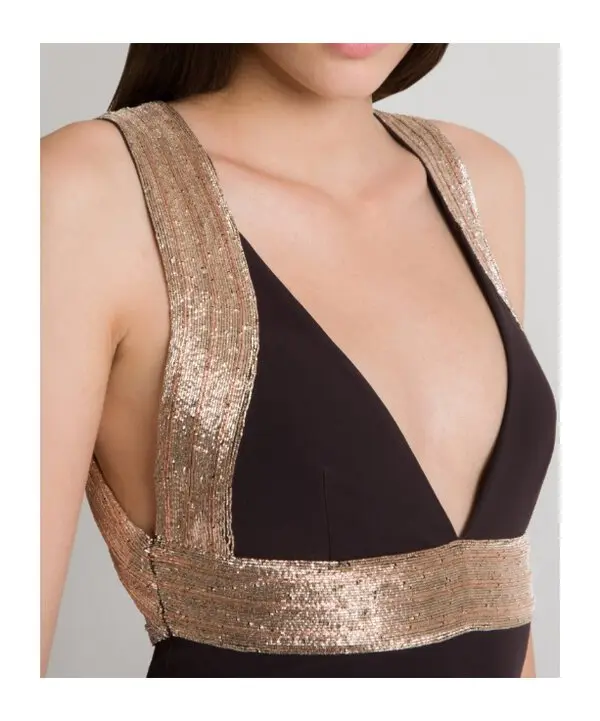 Alberta Ferretti Embellished Maxi Dress