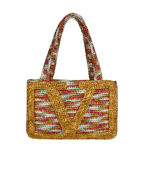 Valentino Garavani Viva Superstar Crochet Tote Bag