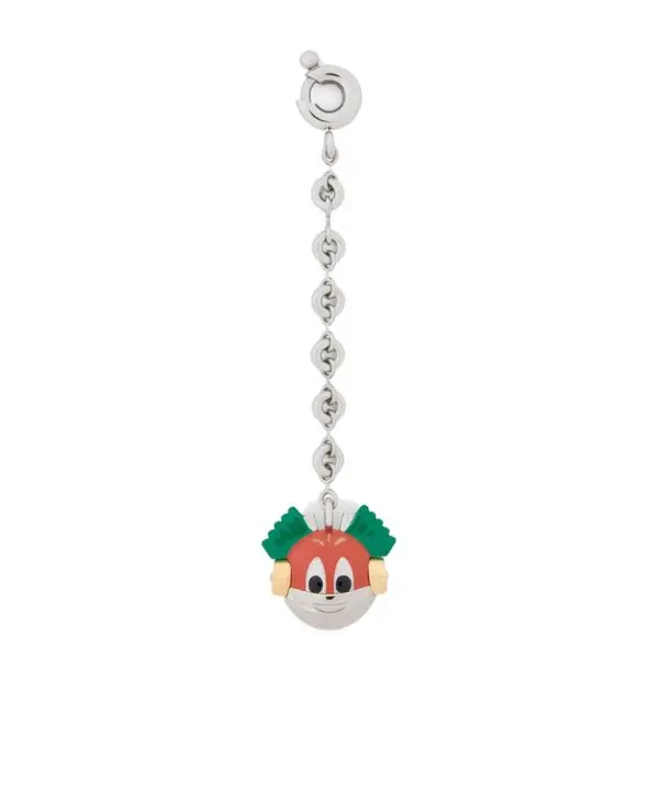 Loewe Knight Cat Keyring - Silver/multicolor