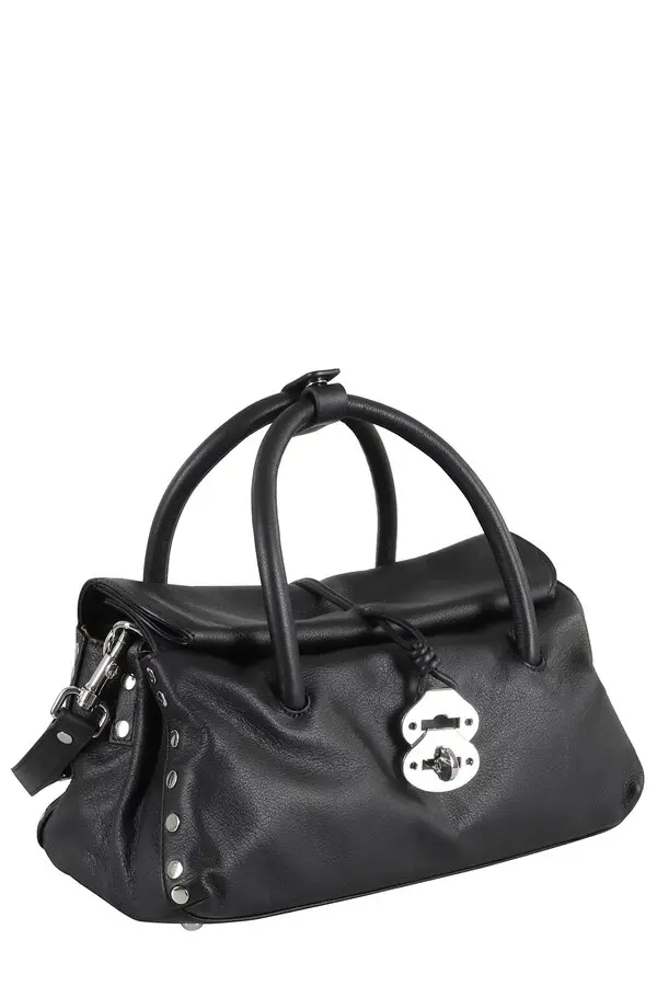 ZANELLATO Small Dotta Handbag - Black