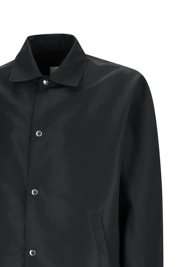 Givenchy Drawstring Hem Shirt Jacket - Black