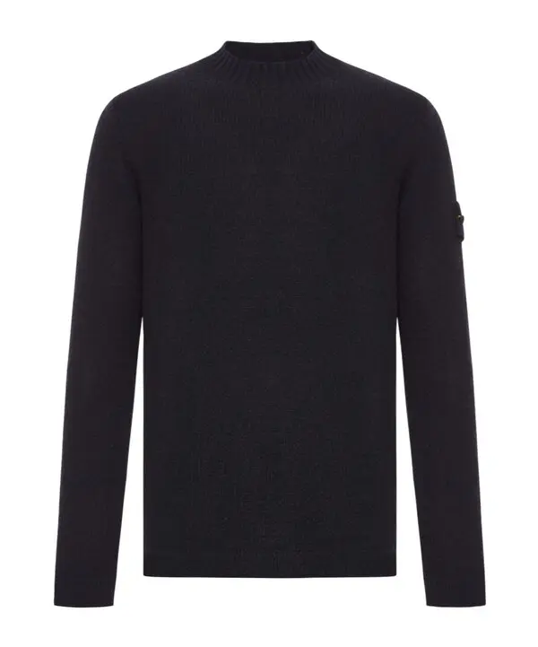Stone Island Logo Patch Crewneck Jumper