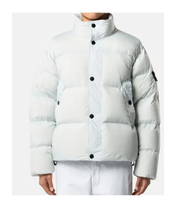 Stone Island Logo Patch Bomber Jacket