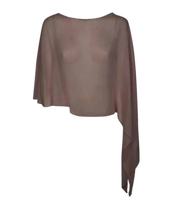 Antonelli Firenze Sheer Cover-up - Brown