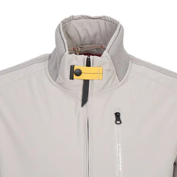 PARAJUMPERS Long-sleeved Zip-up Stand Collar Jacket - White