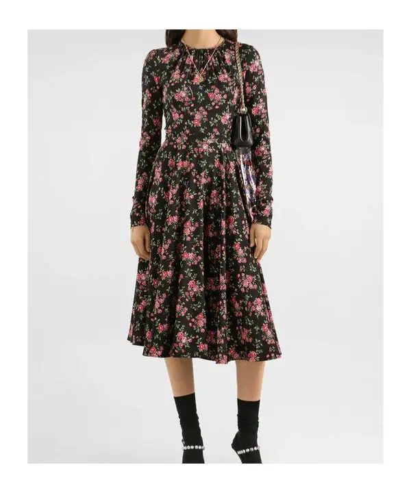 Dolce & Gabbana Floral Midi Dress
