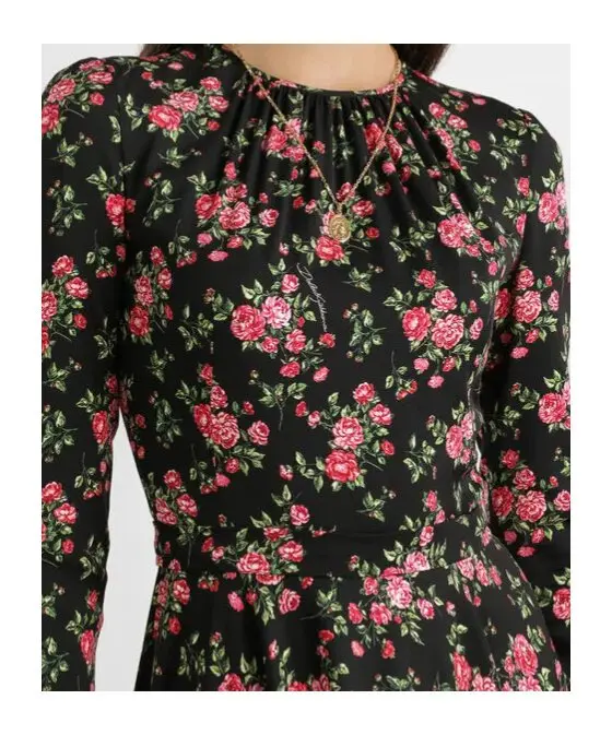 Dolce & Gabbana Floral Midi Dress