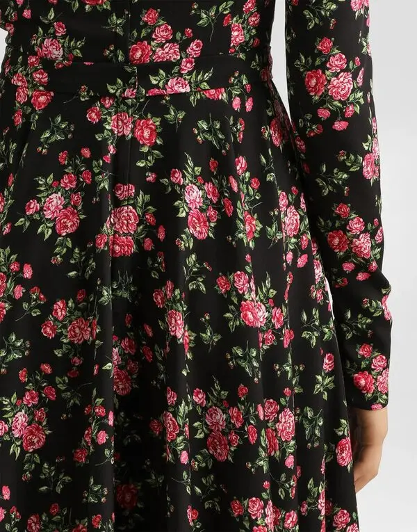 Dolce & Gabbana Floral Midi Dress