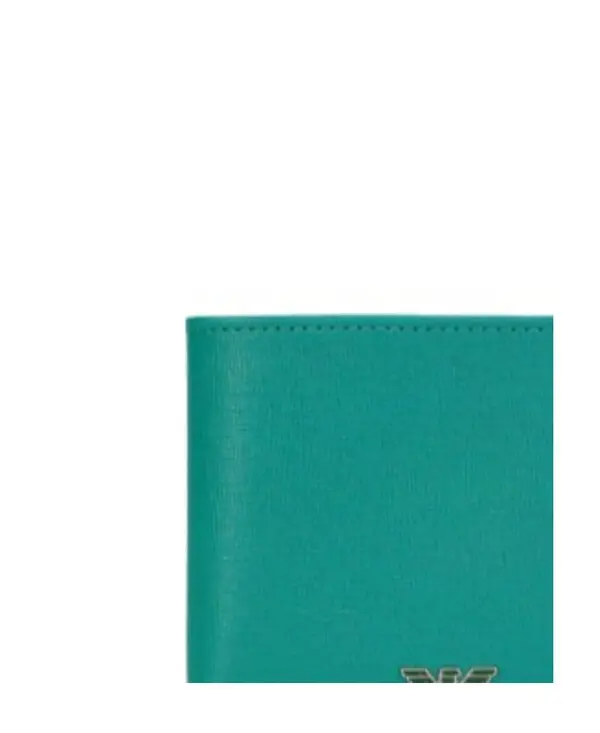 Emporio Armani Logo Detail Wallet - Green