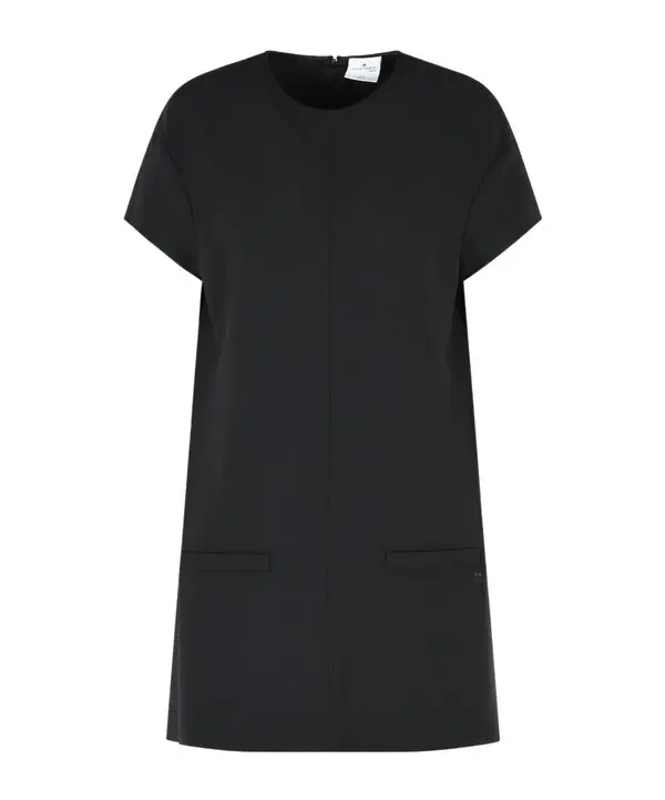 COURREGES Courrèges Pocket Zipped Mini Dress - Black