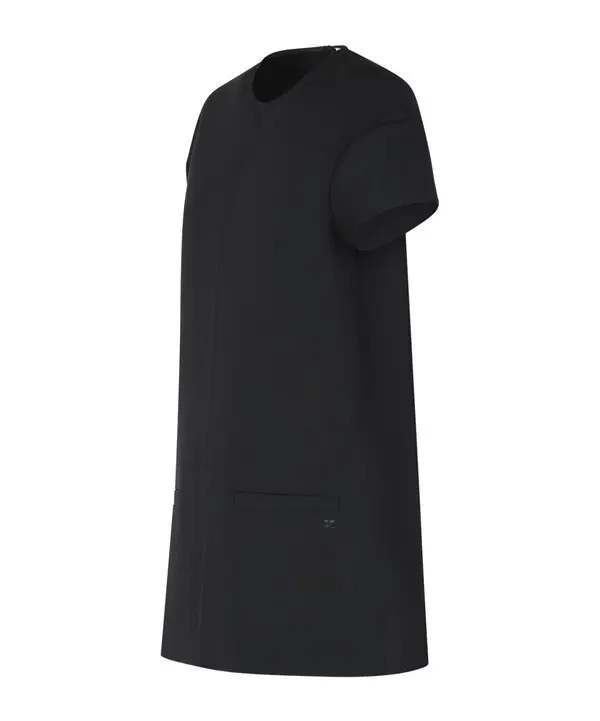 COURREGES Zipped Pocket Mini Dress