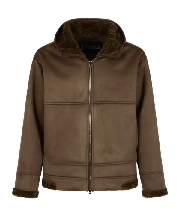 Herno Hooded Zip-up Jacket