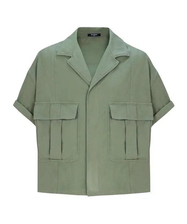 Balmain Cotton Utility Shirt
