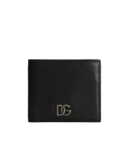 Dolce & Gabbana Dolce Gabbana Dg Logo Plaque Wallet - Black