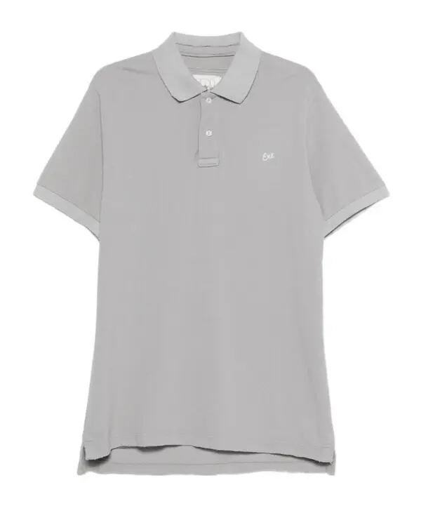 ERL Logo Piqué Polo Shirt - Grey