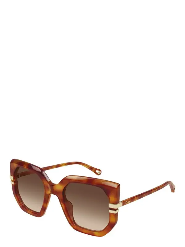 Chloé Eyewear Square-frame Sunglasses - Brown