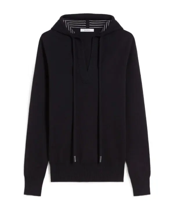 Max Mara Hooded Pullover - Navy Blue
