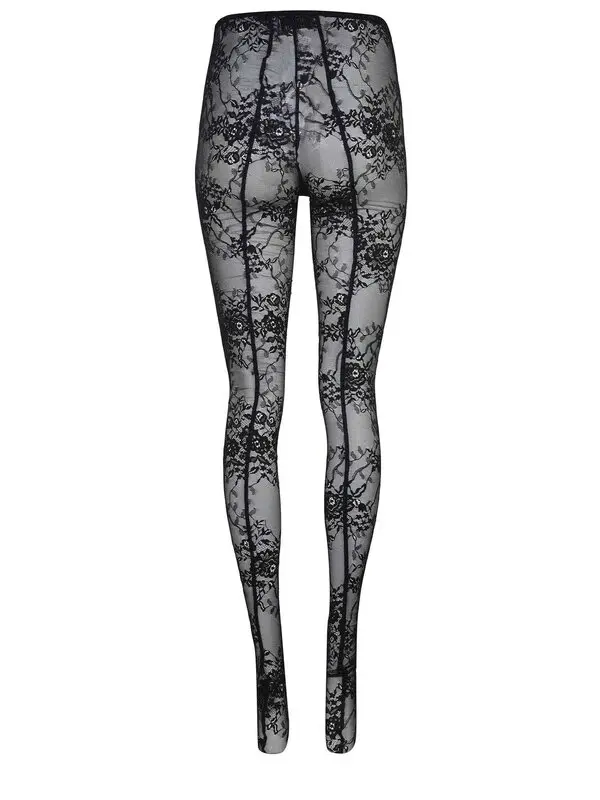 Giuseppe Di Morabito Lace Leggings - Black