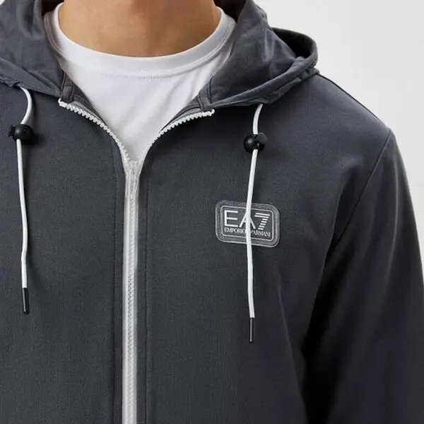 EA7 Zip Up Hooded Sweater